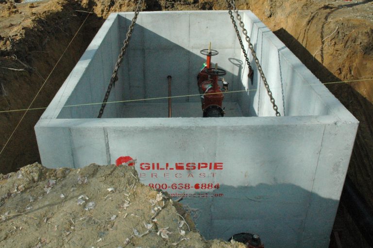Water meter vaults – Gillespie Precast